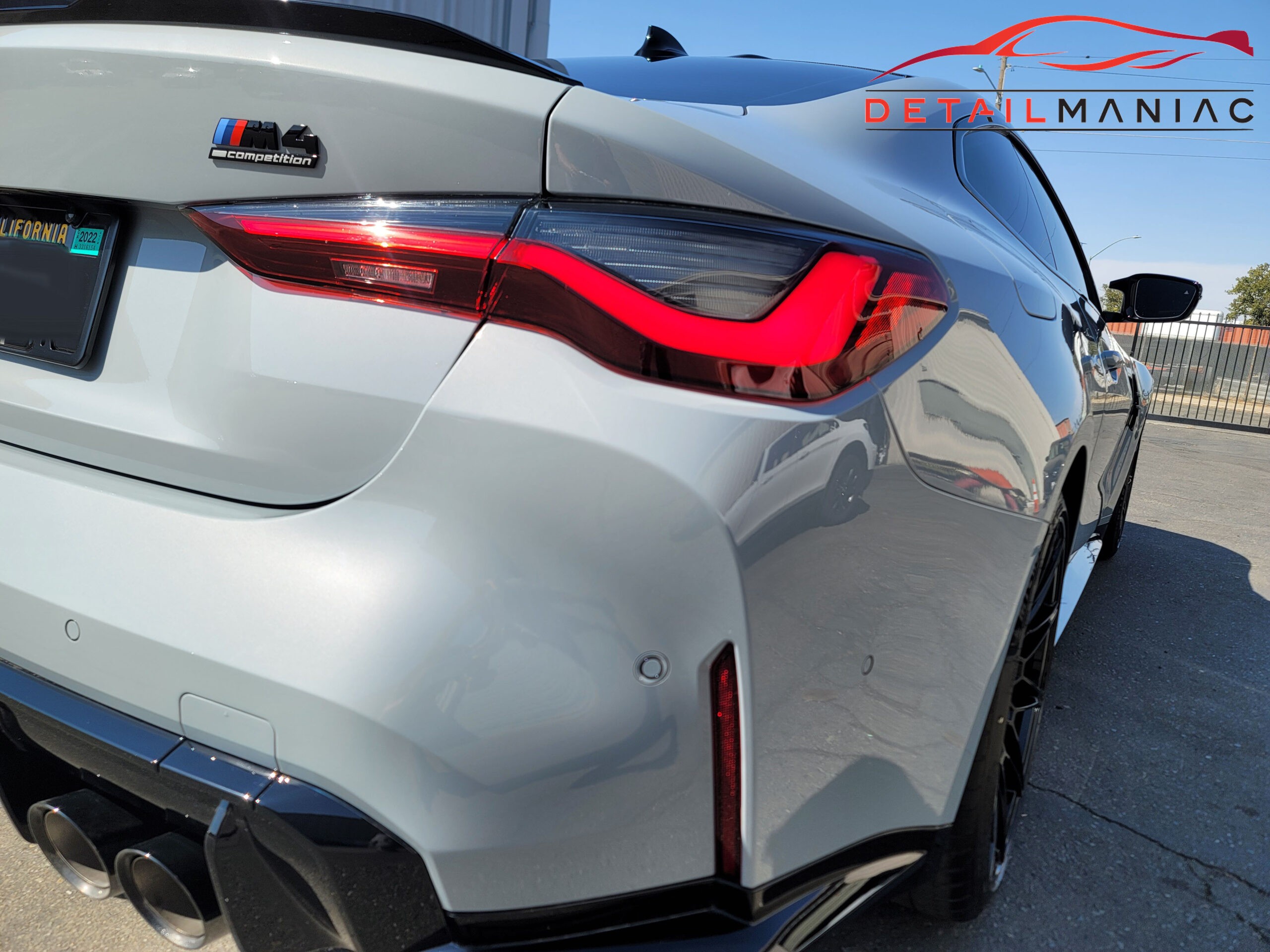 BMW M4 Competition gets paint protection film and ceramic coating in